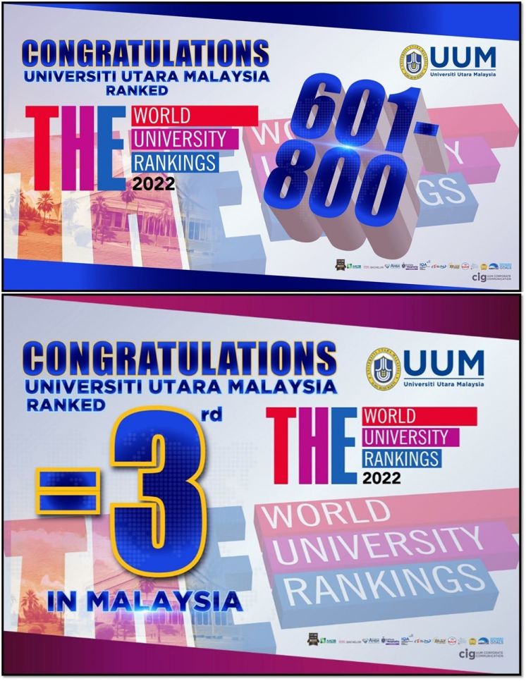 AMIS UUM - UUM KEKAL KEDUDUKAN 601-800 THE WORLD UNIVERSITY RANKINGS ...
